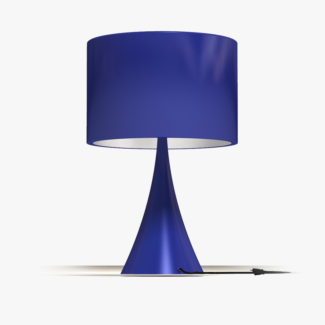 lwo lamp modern blue