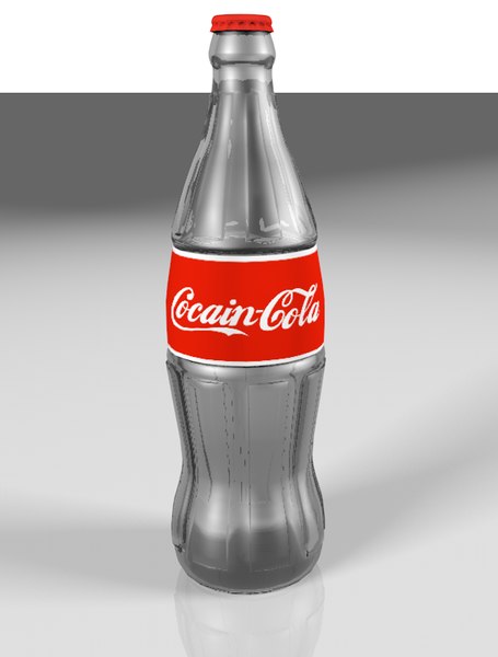 3d model coke cokebottle bottle