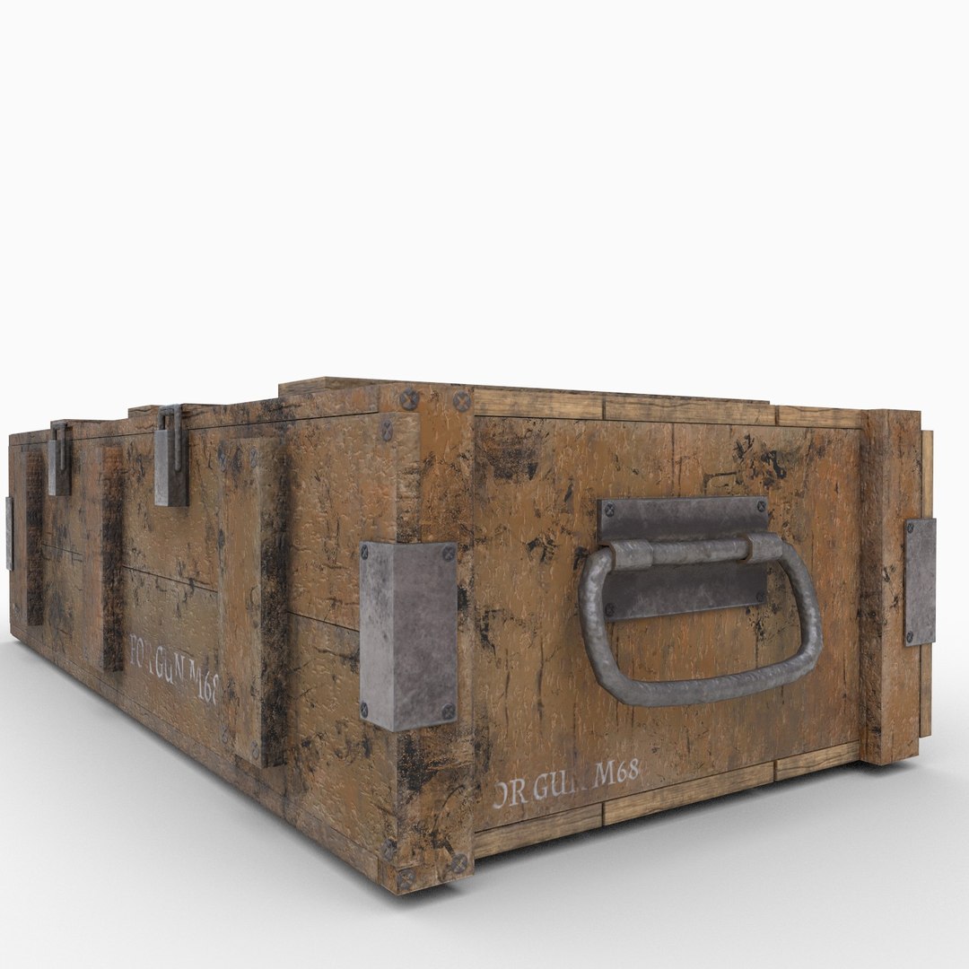 Ammo Crate 3D Model - TurboSquid 1585850