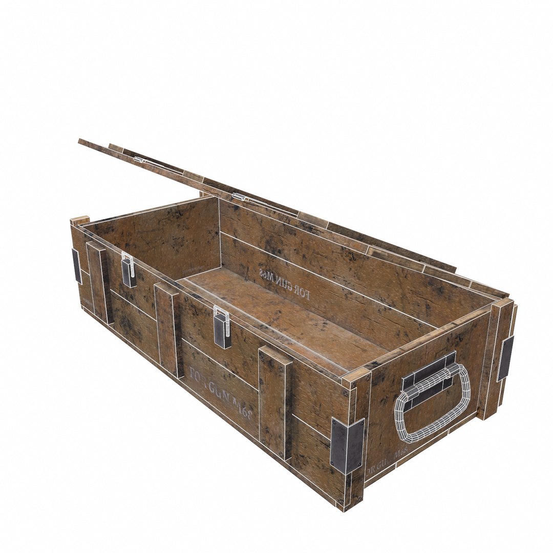 Ammo Crate 3D Model - TurboSquid 1585850