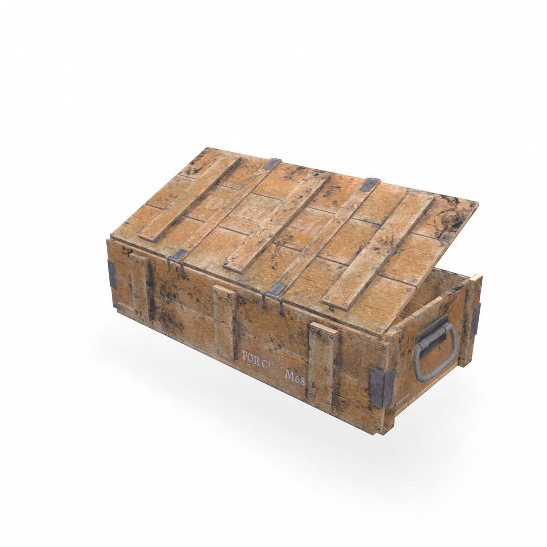 Ammo Crate 3D Model - TurboSquid 1585850