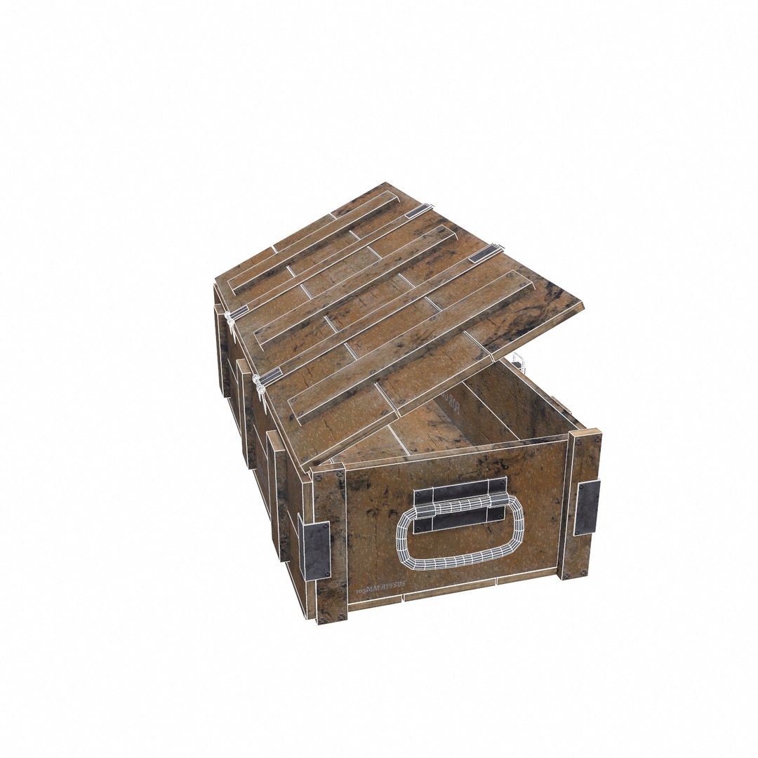 Ammo Crate 3D Model - TurboSquid 1585850