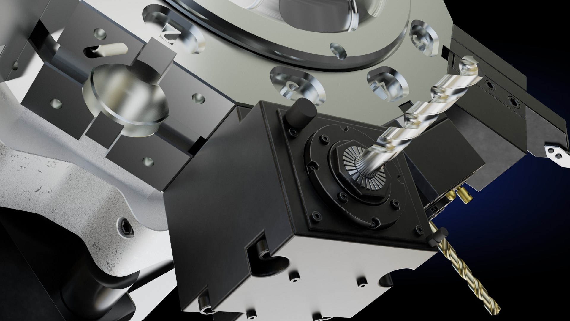 Power Tool Turrets 3D model - TurboSquid 2168975