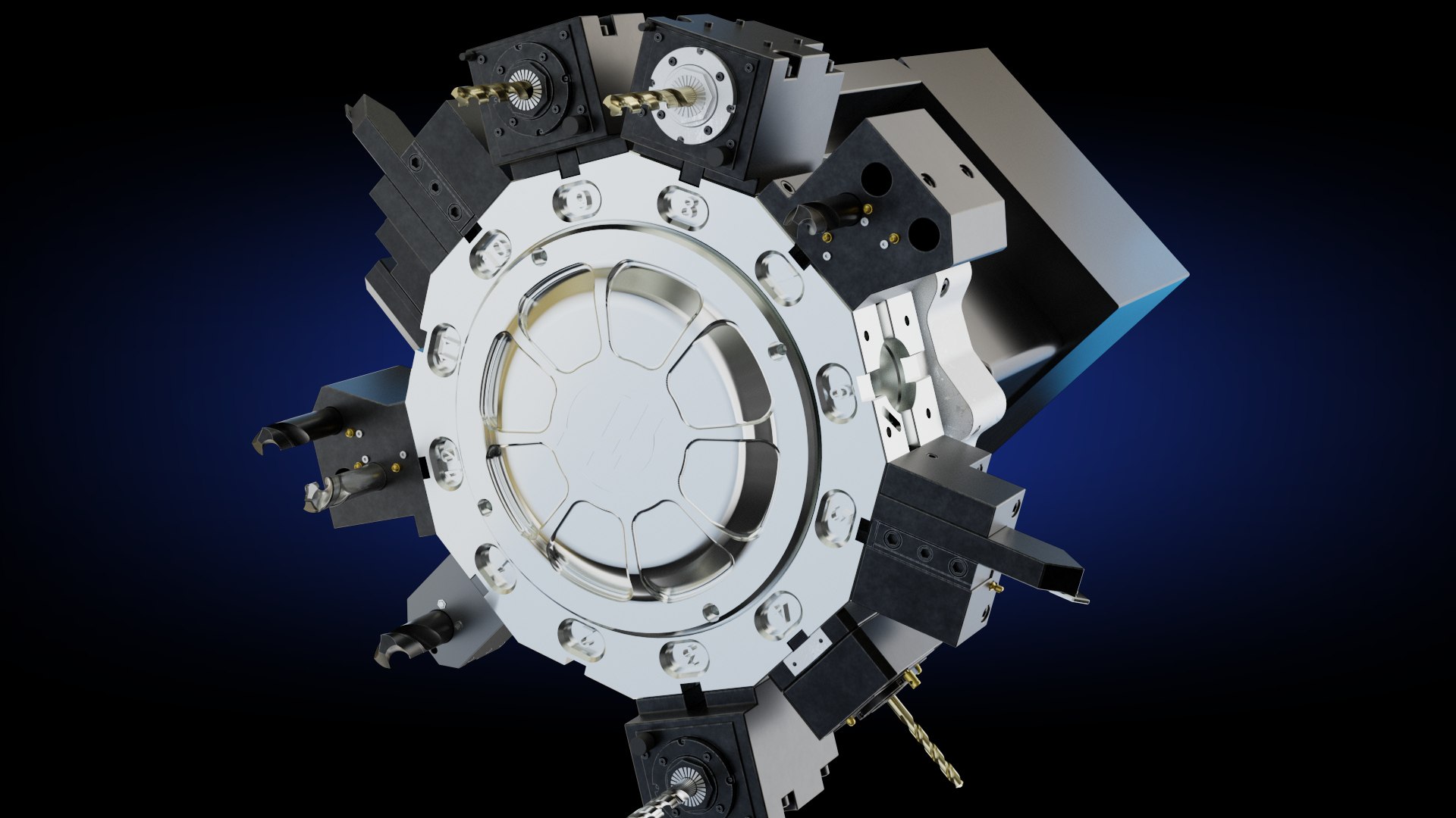 Power Tool Turrets 3D model - TurboSquid 2168975