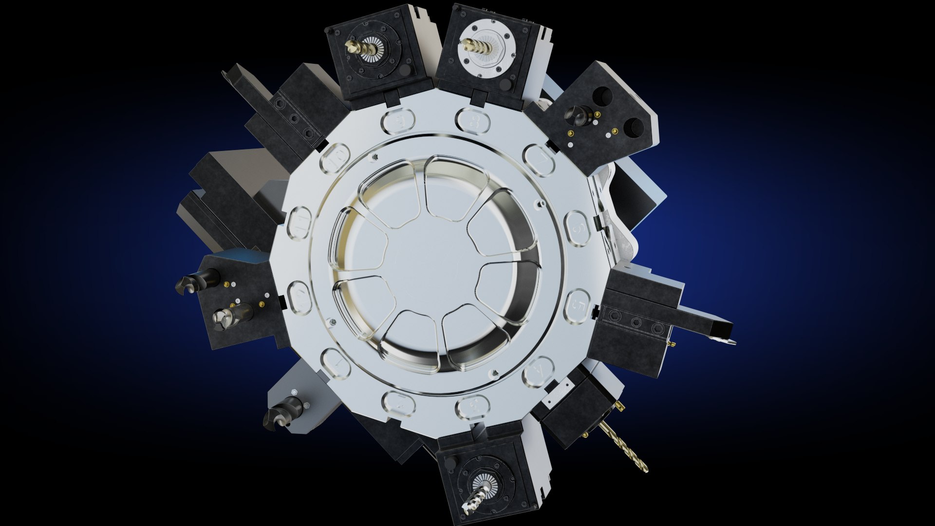 Power Tool Turrets 3D model - TurboSquid 2168975