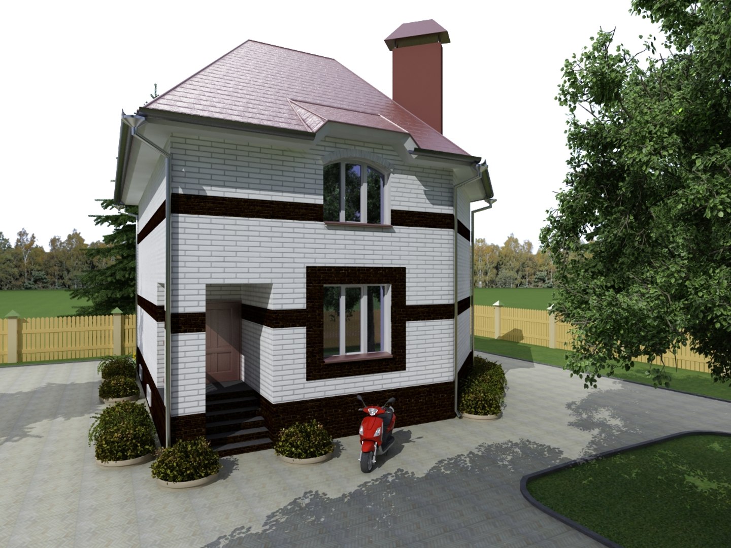 cottage 3d model