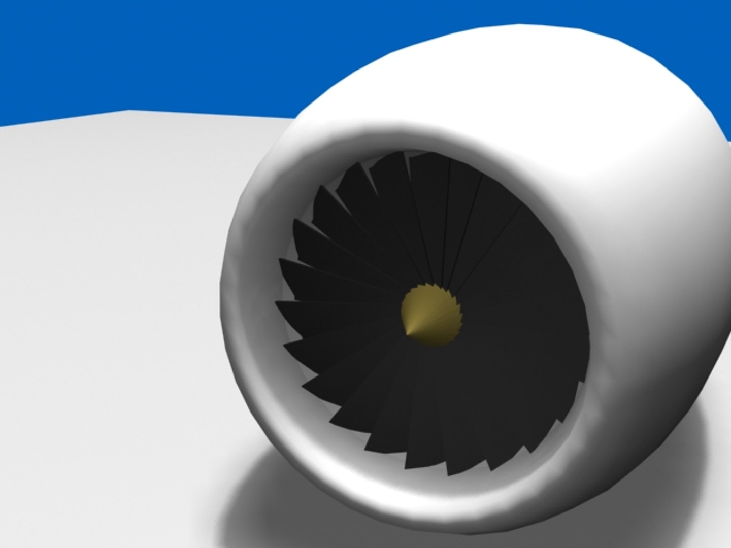 3d Turbofan Engine Model
