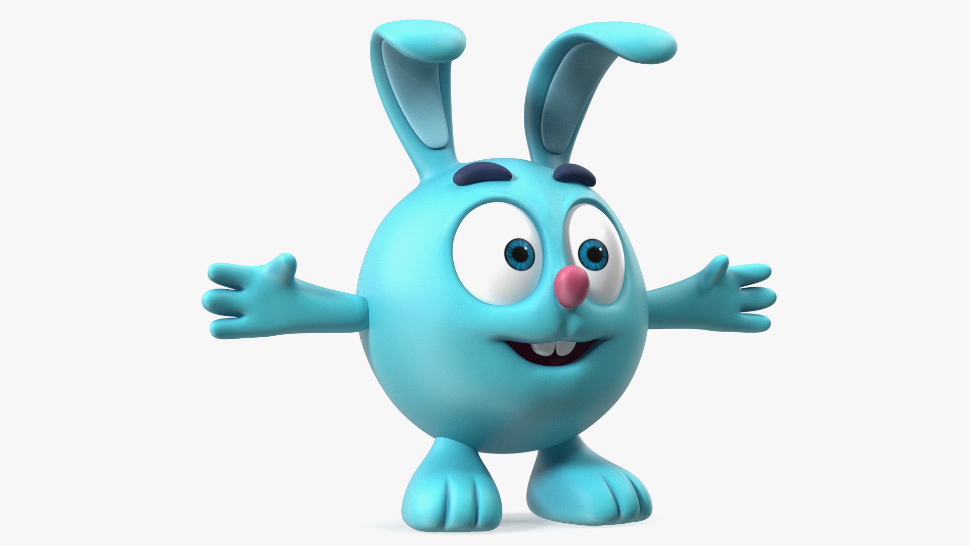 Kikoriki Krash Character T-pose 3D model - TurboSquid 2122353