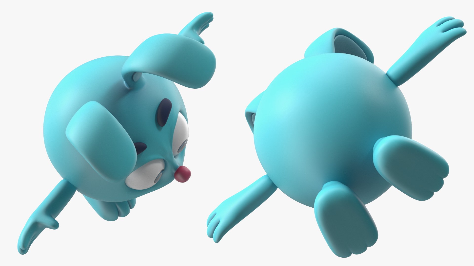 Kikoriki Krash Character T-pose 3D model - TurboSquid 2122353