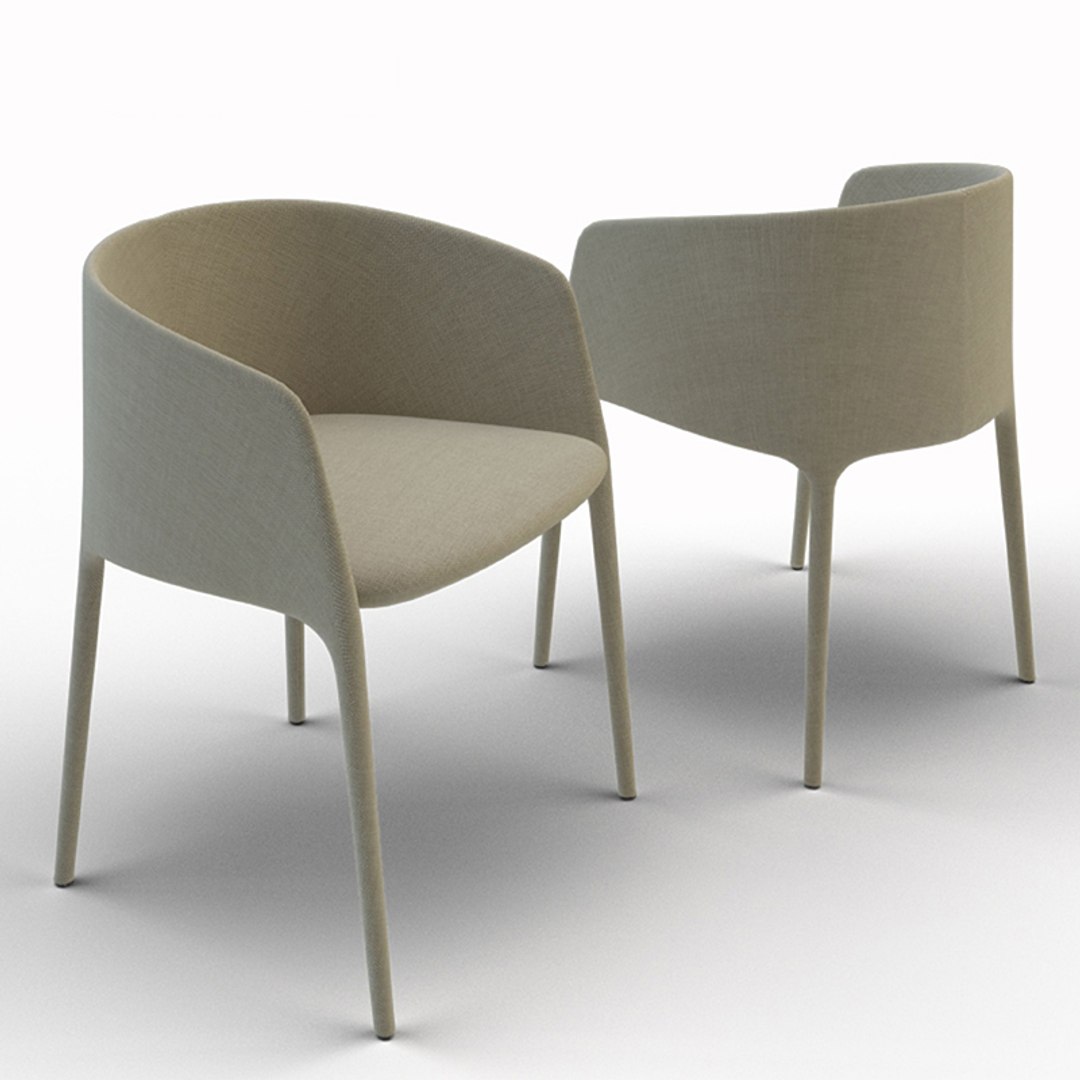 Mdf Italia Achille Armchair 3d Model
