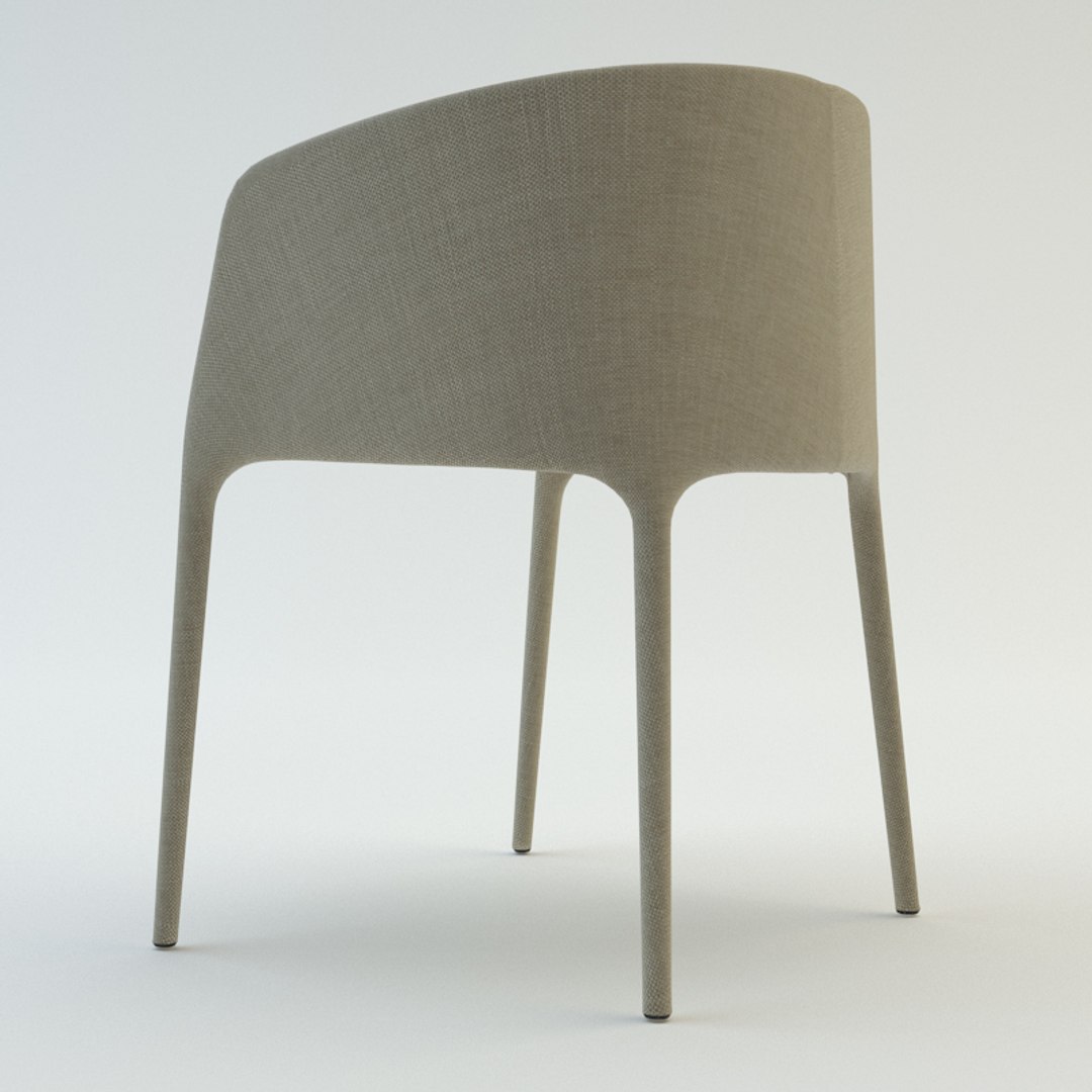 Mdf Italia Achille Armchair 3d Model