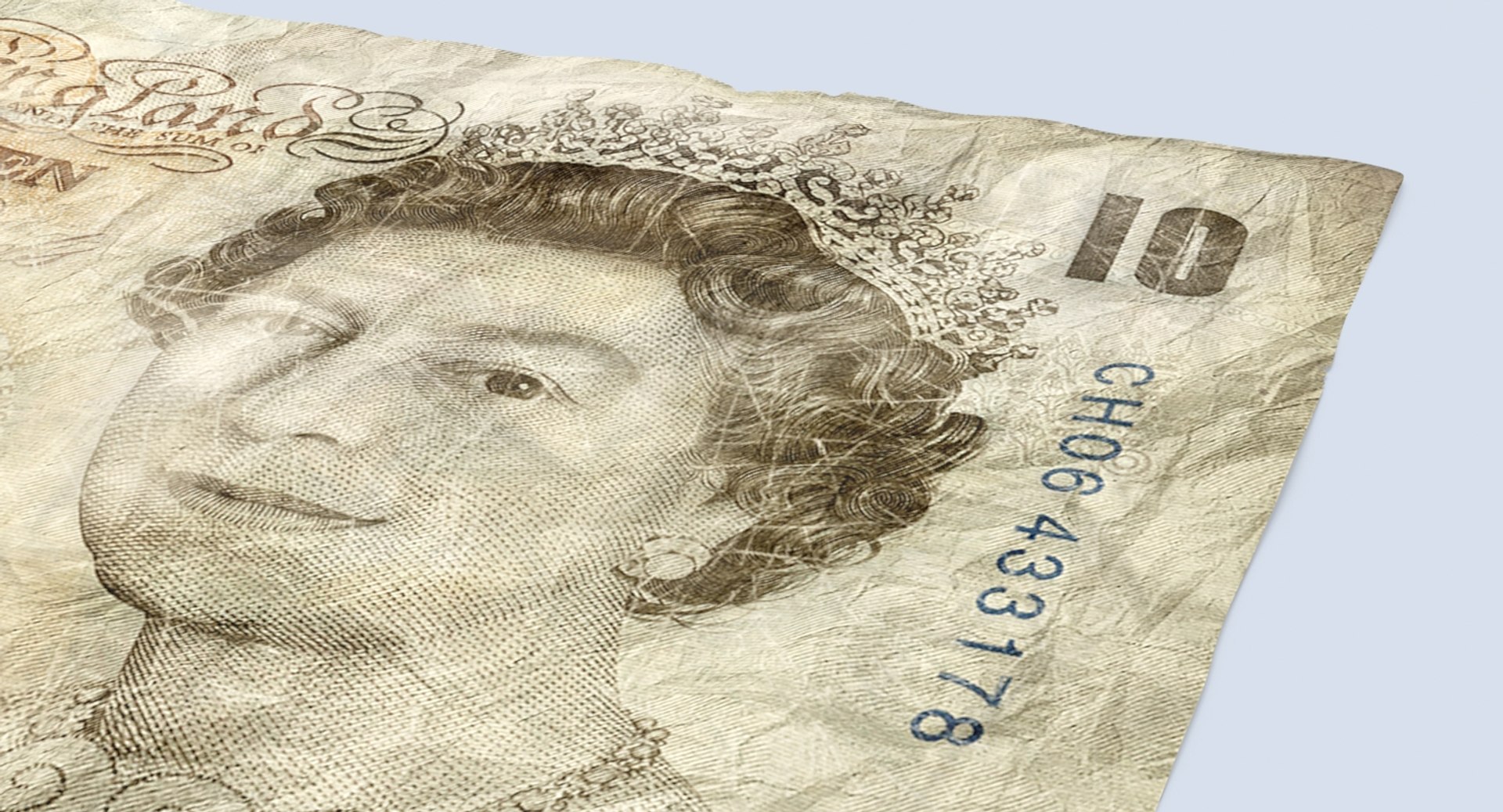 10-pound-note-distressed---single Model | 1145036 | TurboSquid