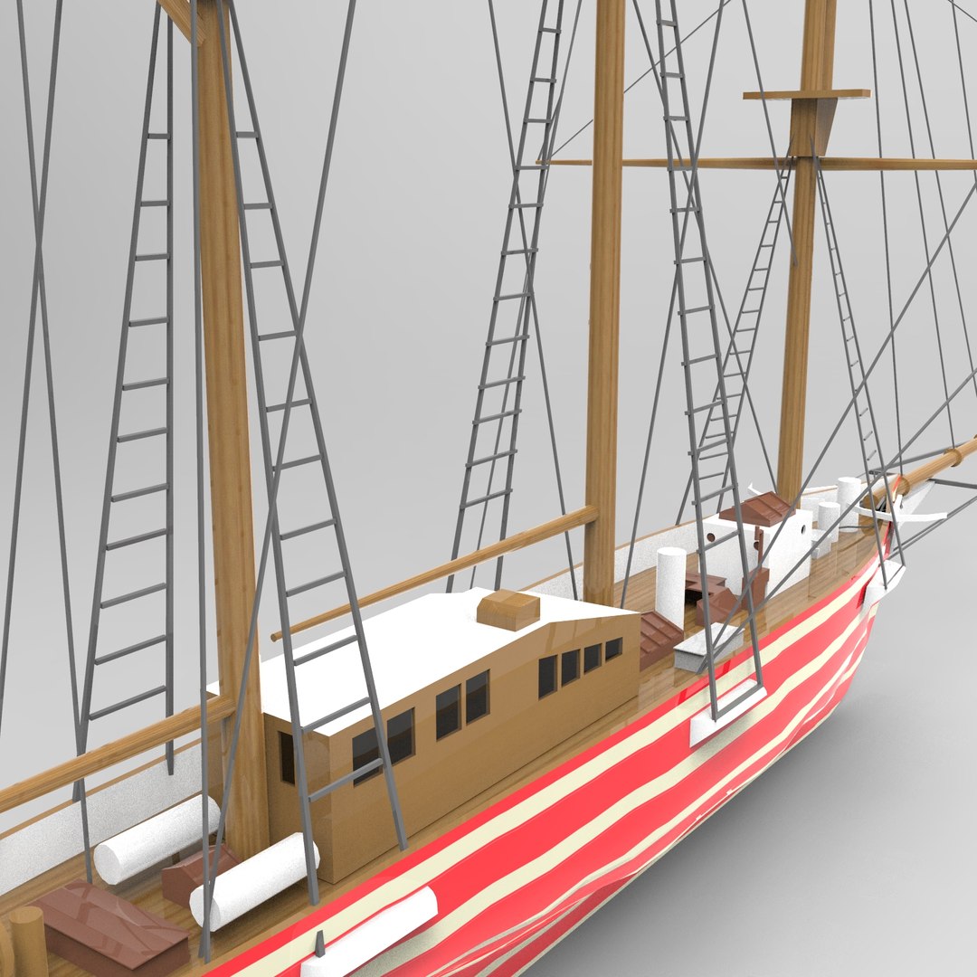 3D Santa Ship - TurboSquid 1566328