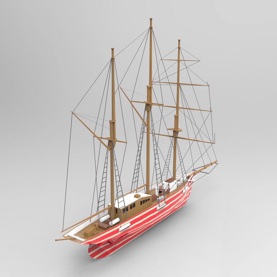 3D Santa Ship - TurboSquid 1566328