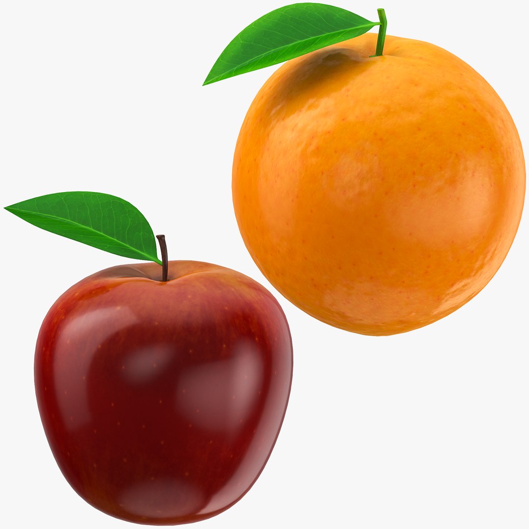 3D Apples And Orange Collection Model - TurboSquid 2046755