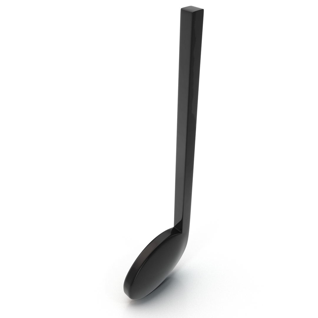 Quarter Note 3d Model
