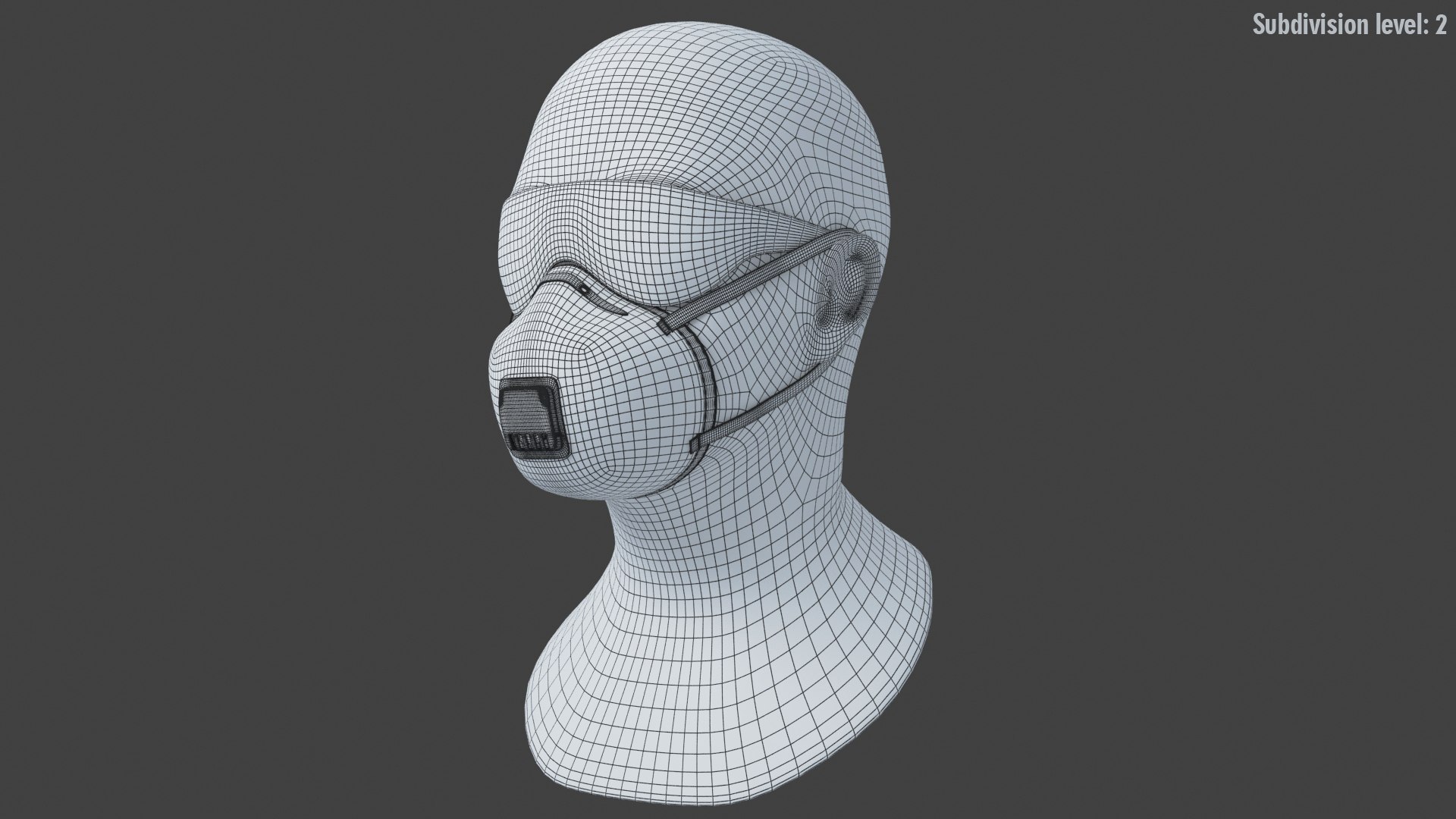 3D N95 Respirators Masks Face - TurboSquid 1530164