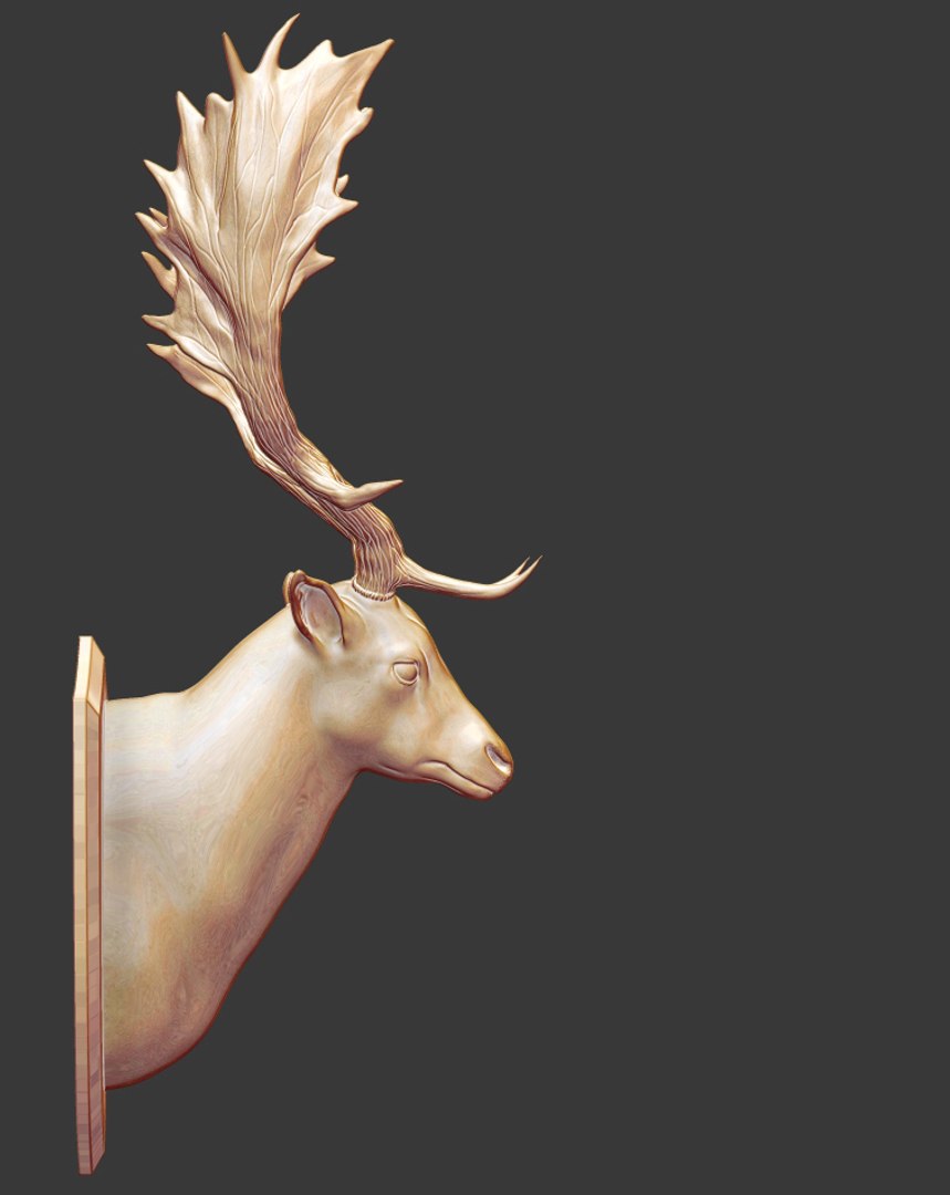 Fallow Deer 3D Model - TurboSquid 1242463