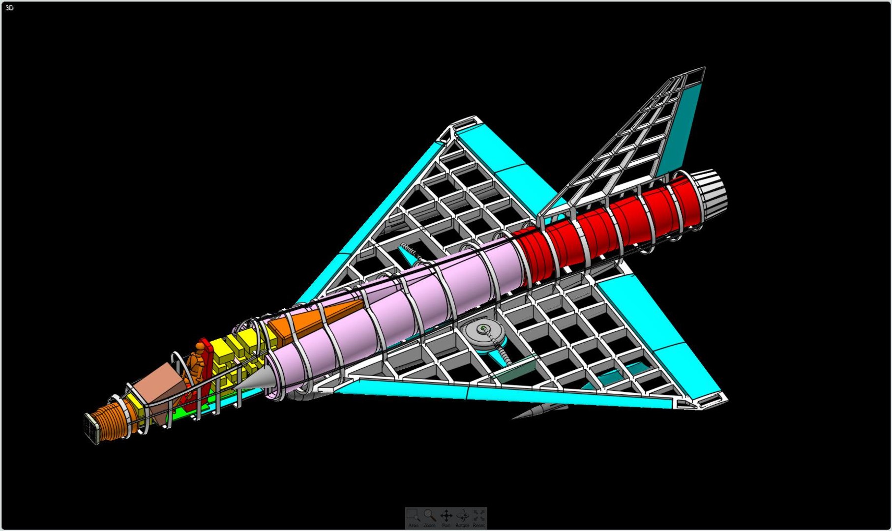 3d Model Mirage 2000 Fighter Aircraft