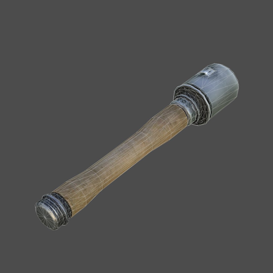 German Stick Grenade 3d 3ds