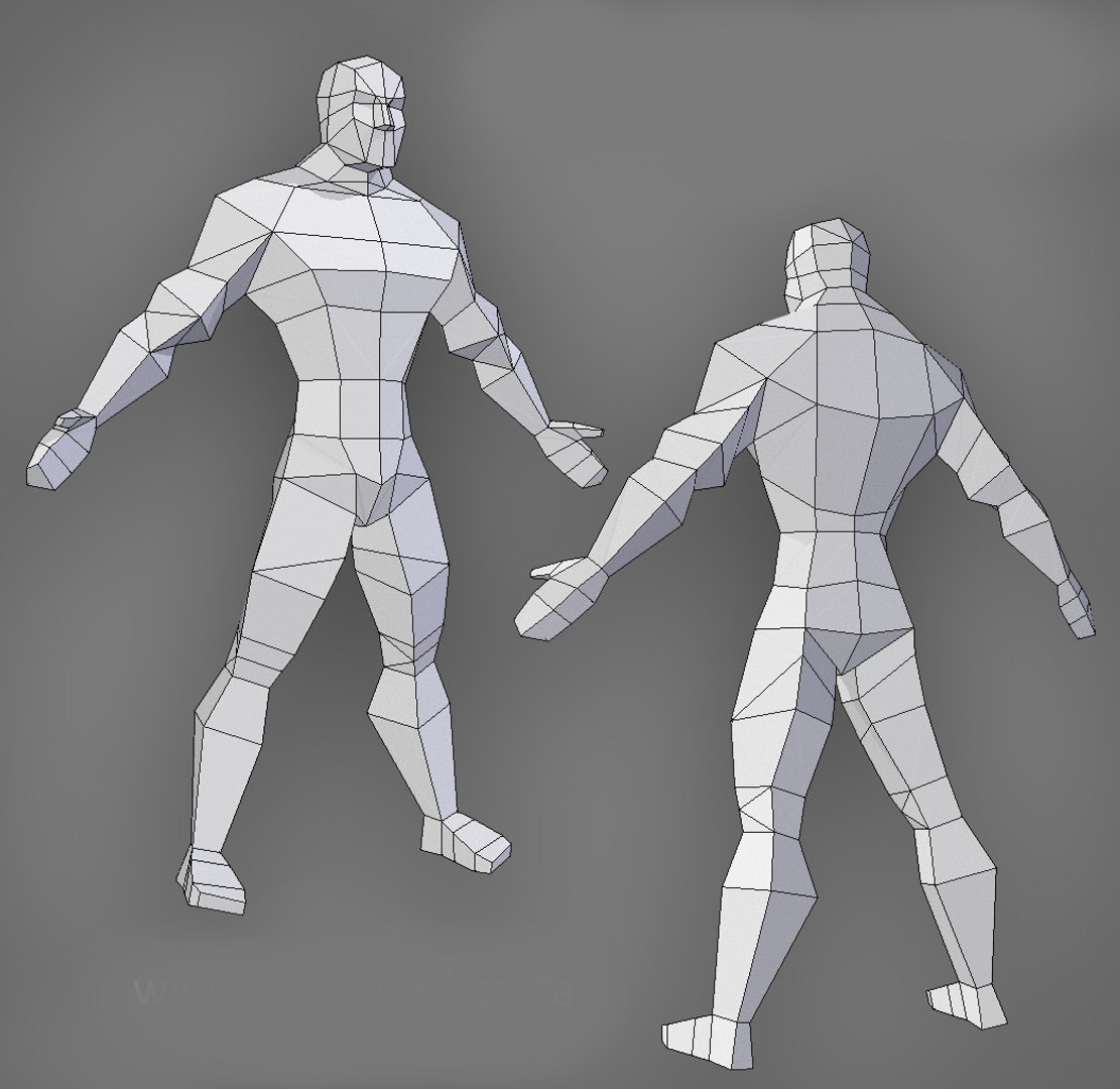 Male Muscles Model - TurboSquid 1405046