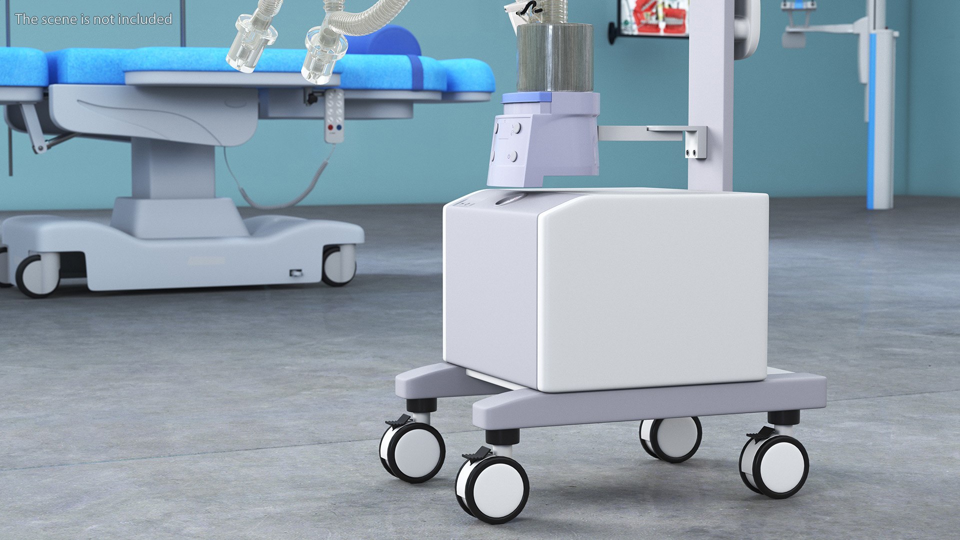 Medical Ventilator System Rigged 3D Model - TurboSquid 2180229