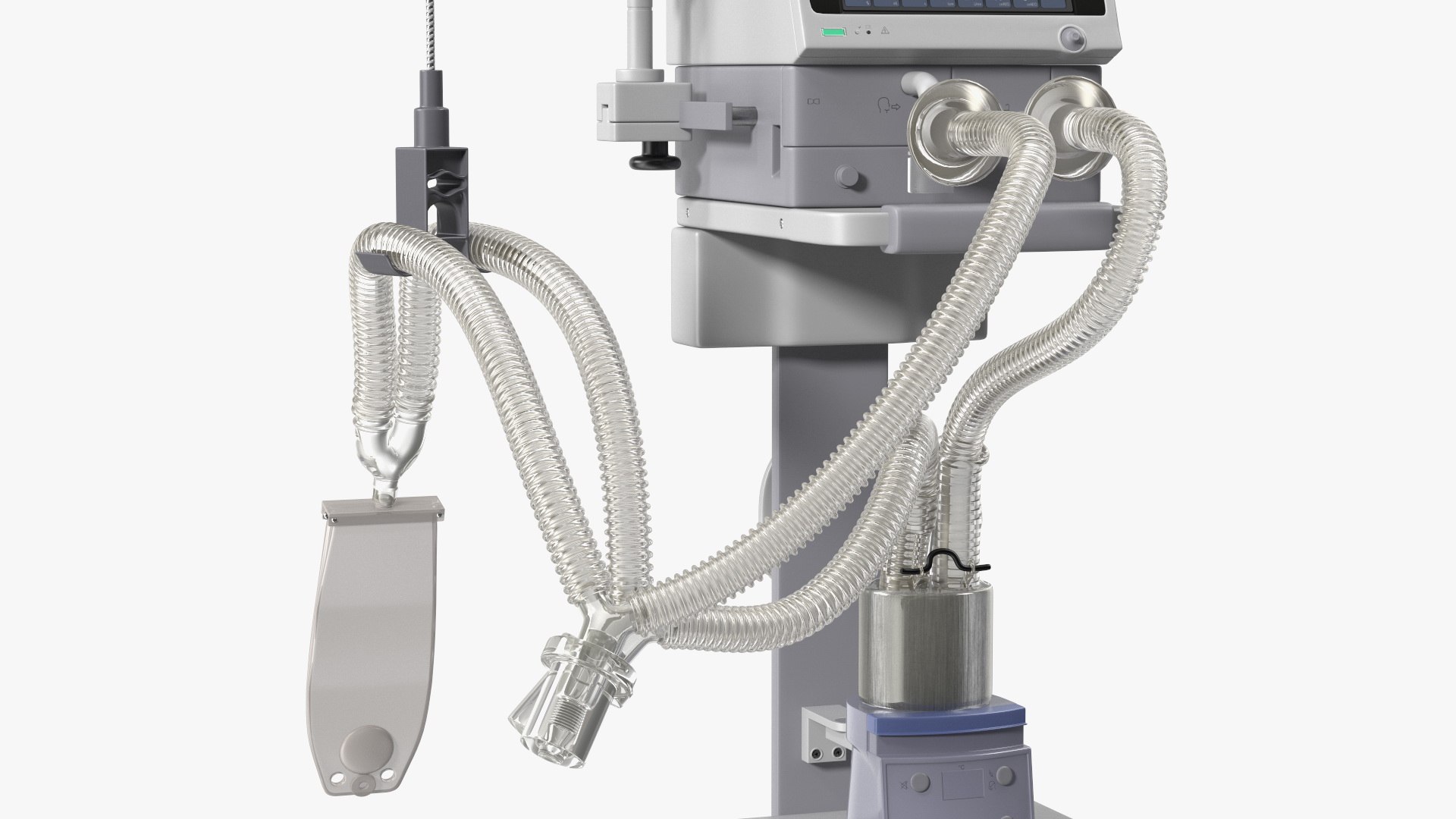 Medical Ventilator System Rigged 3D Model - TurboSquid 2180229