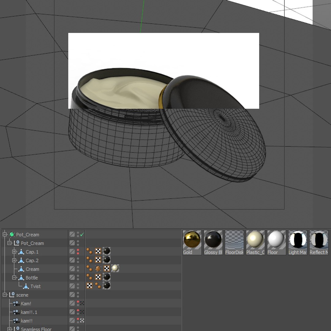 3D Jar Cream Model - TurboSquid 1357322