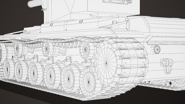 Soviet kv-2 gameready 3D model - TurboSquid 1471225