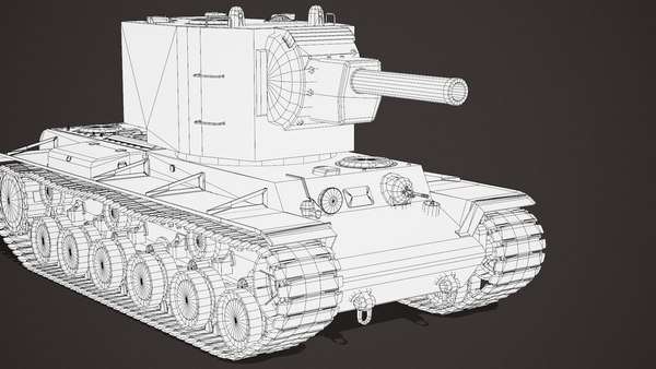 Soviet kv-2 gameready 3D model - TurboSquid 1471225