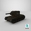 Soviet Kv-2 Gameready 3D Model - TurboSquid 1471225