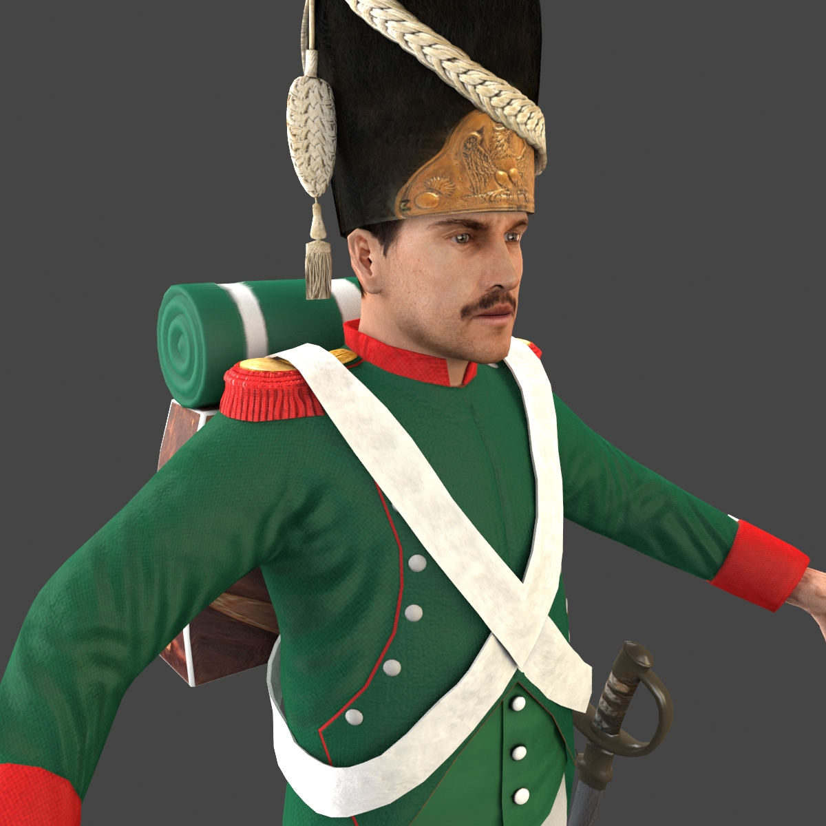 Grenadier soldier model - TurboSquid 1459093