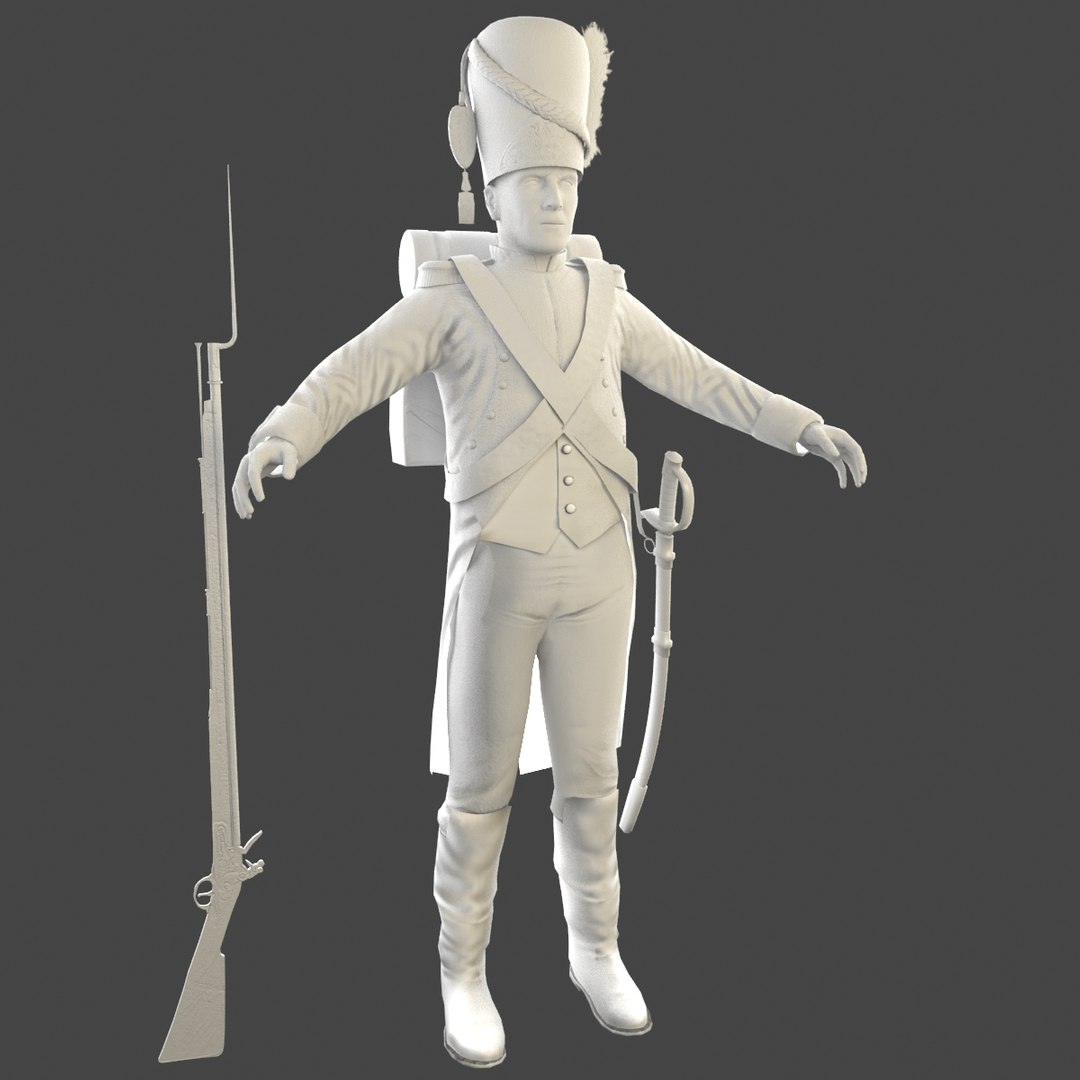 Grenadier soldier model - TurboSquid 1459093