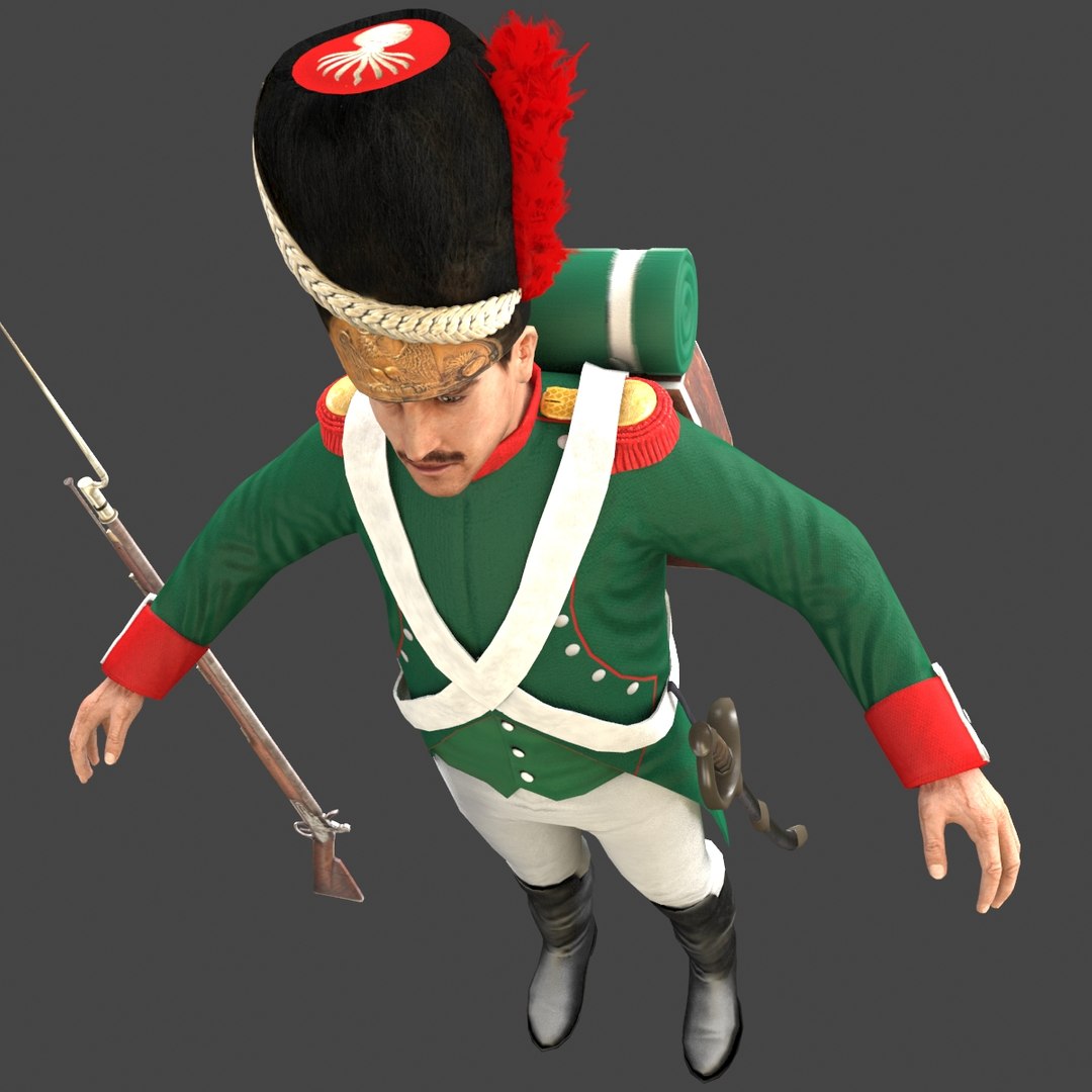 Grenadier Soldier Model - TurboSquid 1459093