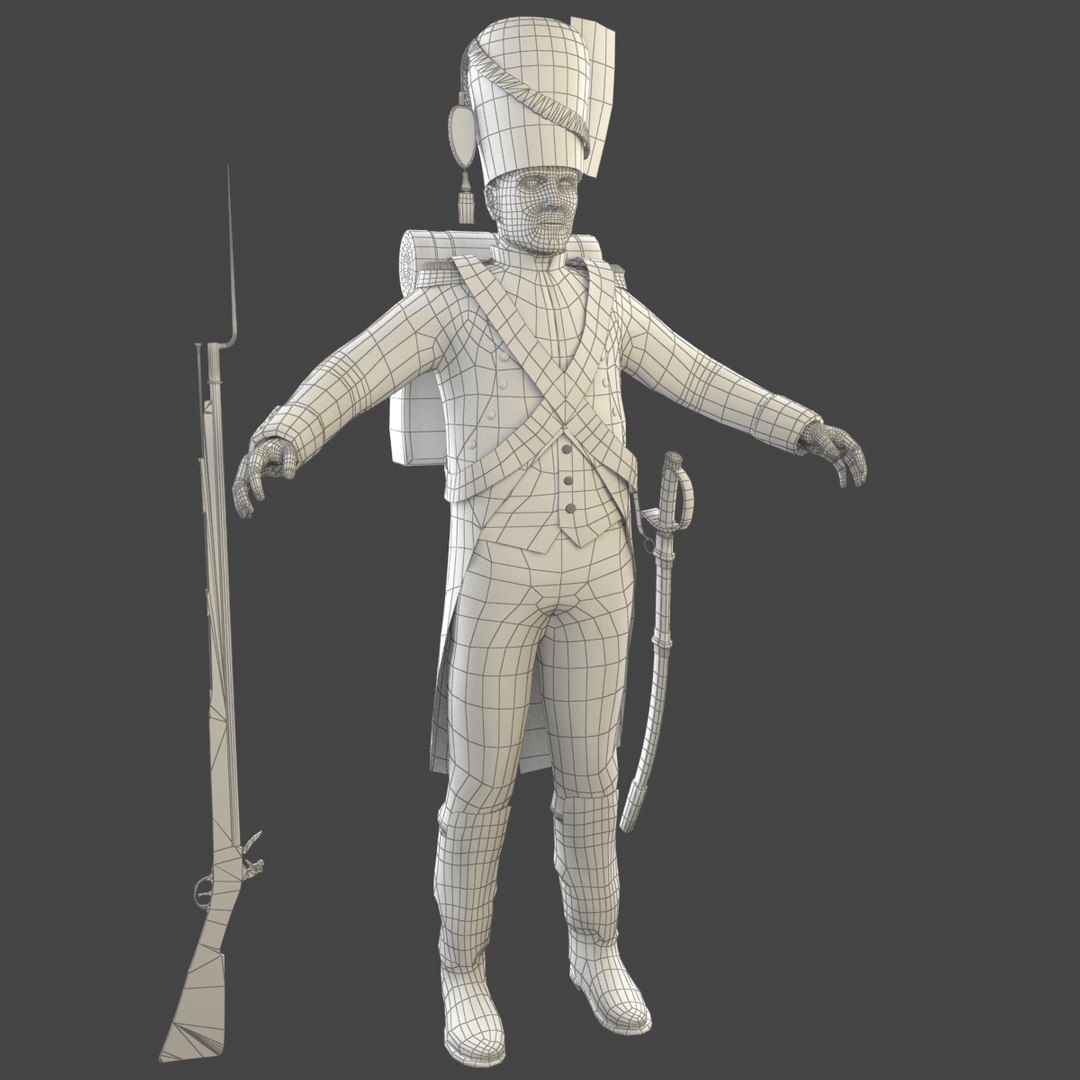 Grenadier soldier model - TurboSquid 1459093