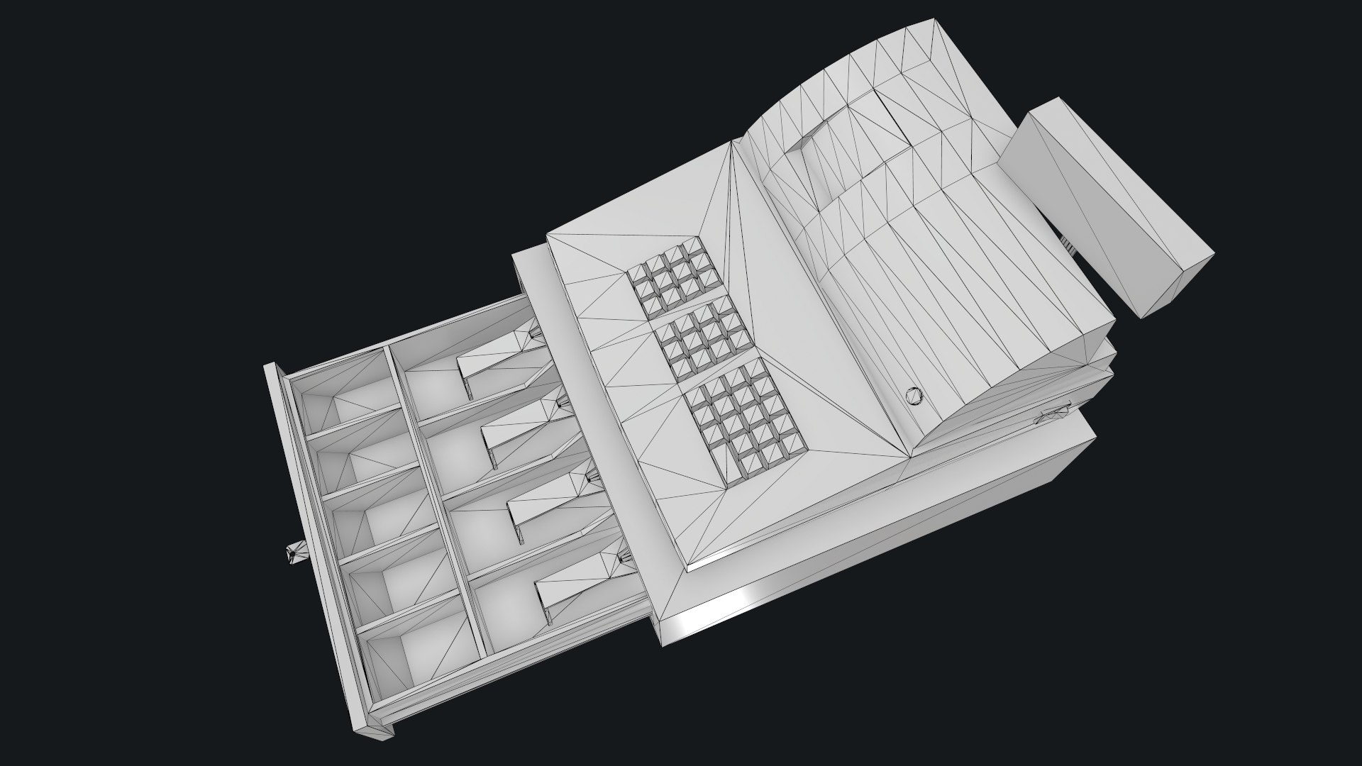 Low-poly Cash Register 3D - TurboSquid 1582969