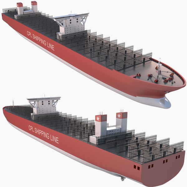 3D container ship - TurboSquid 1574733
