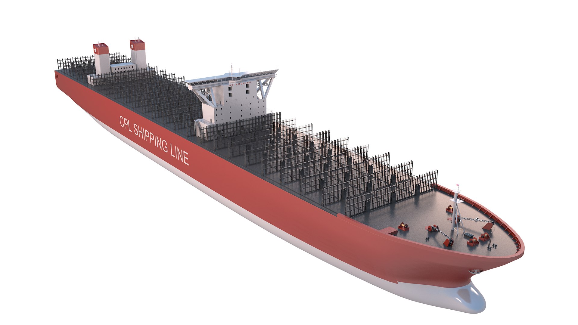 3D Container Ship - TurboSquid 1574733