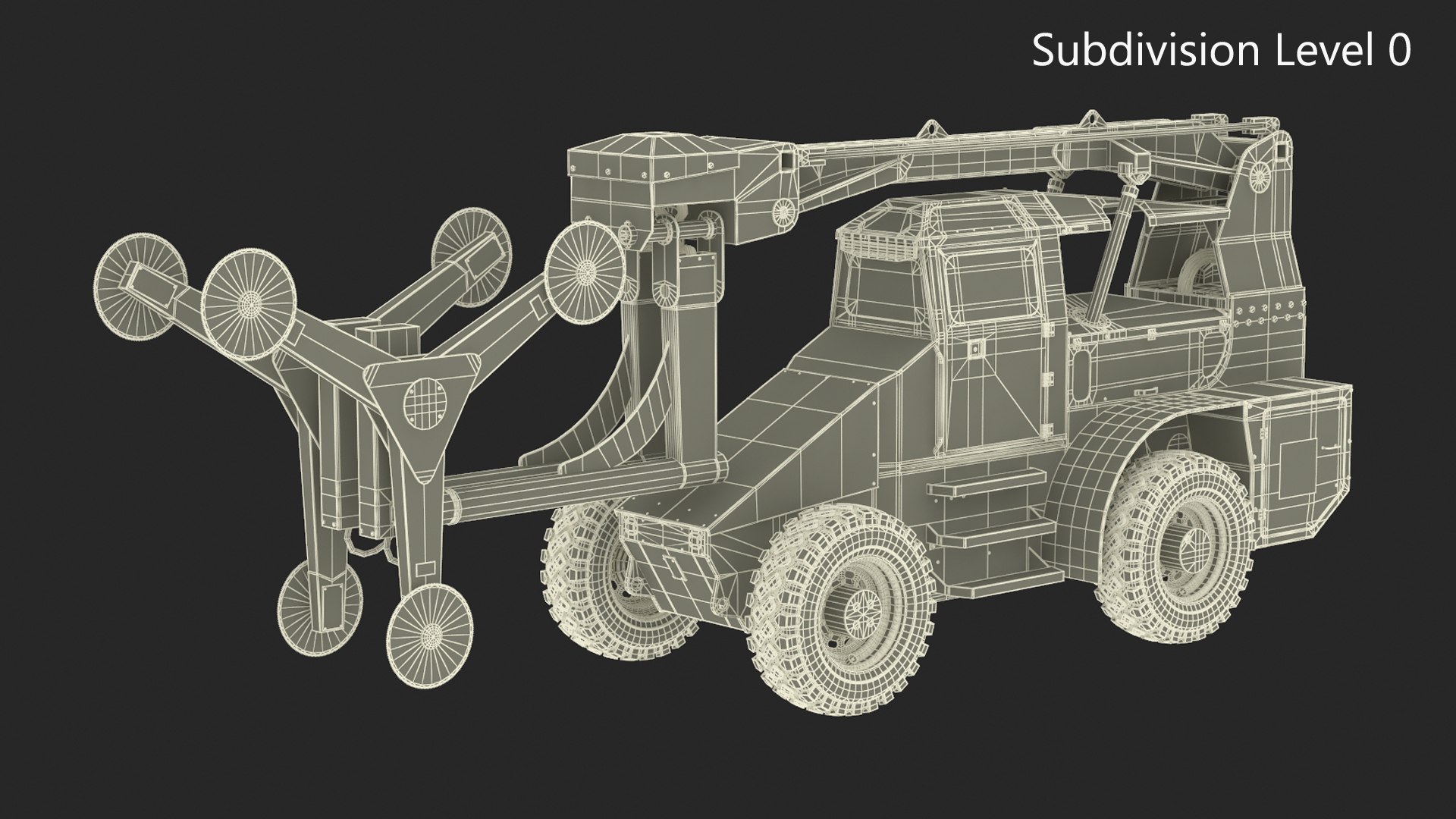 3D OMC Hedgehog Tree Cutter Machine Model - TurboSquid 2388852