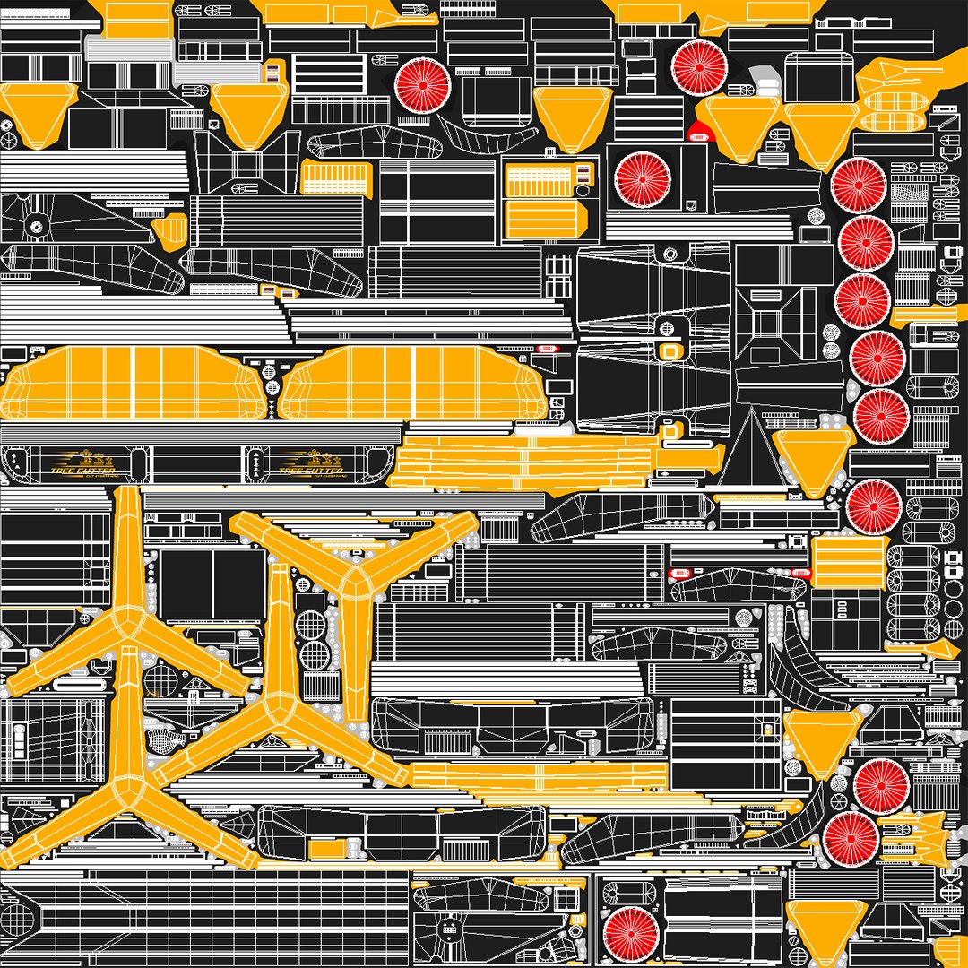 3D OMC Hedgehog Tree Cutter Machine Model - TurboSquid 2388852