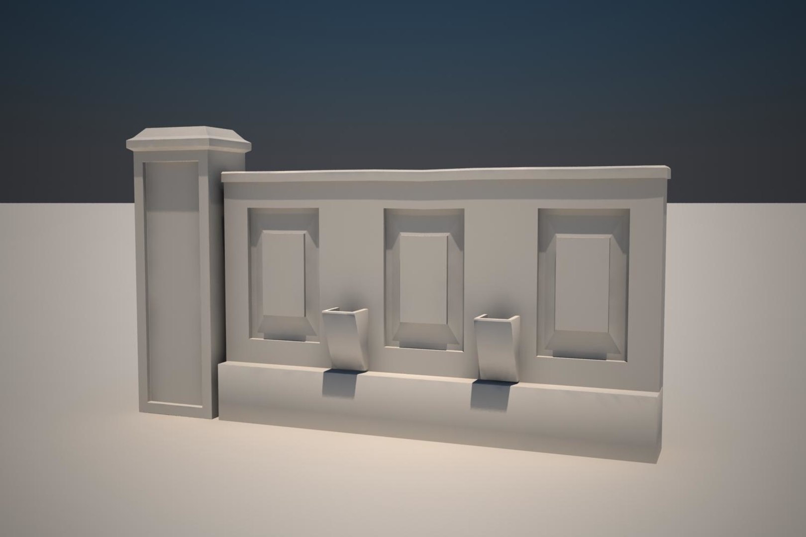 Wall 3d Max