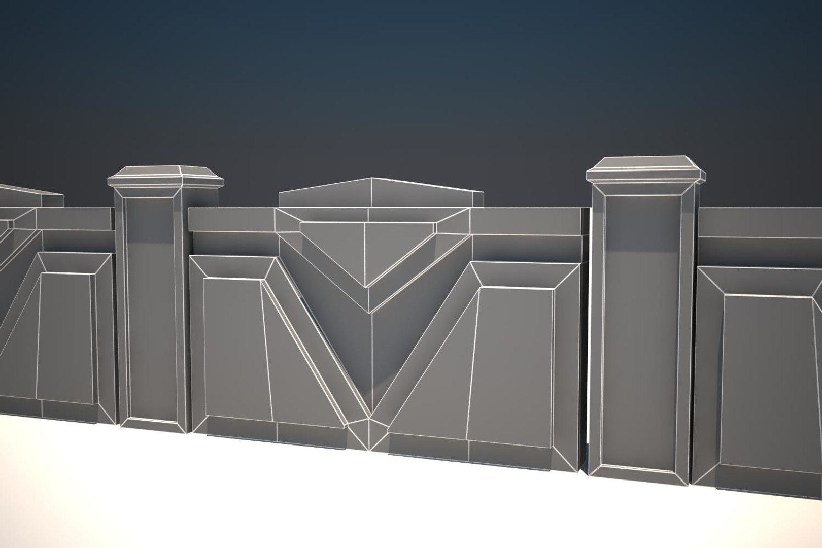 Wall 3d Max