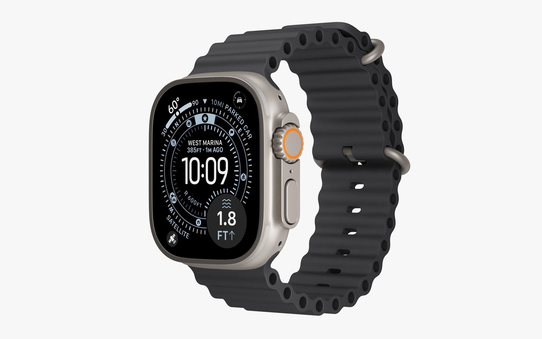 Apple Watch Ultra 3 Ocean Band Model - TurboSquid 2468999