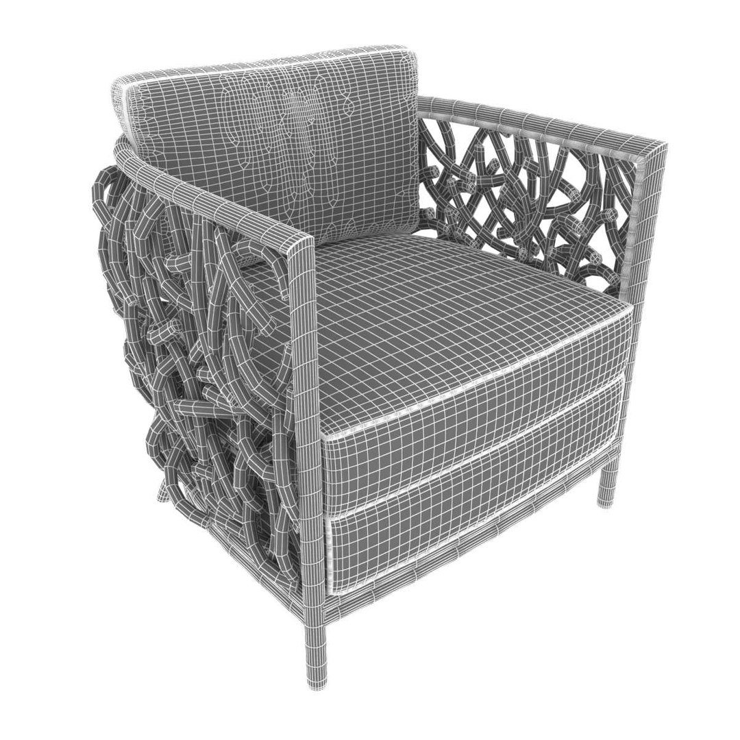 3D model chair auburn lounge - TurboSquid 1416170