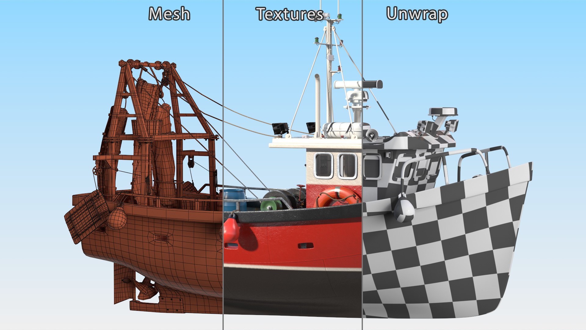3D model Trawler Fishing Vessels Collection 2 - TurboSquid 2080175