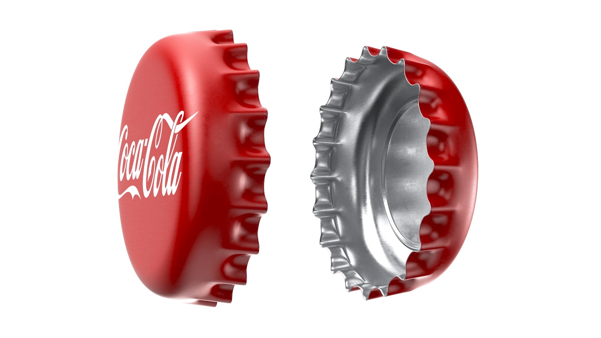 Three Bottle Caps 3D model - TurboSquid 1978754