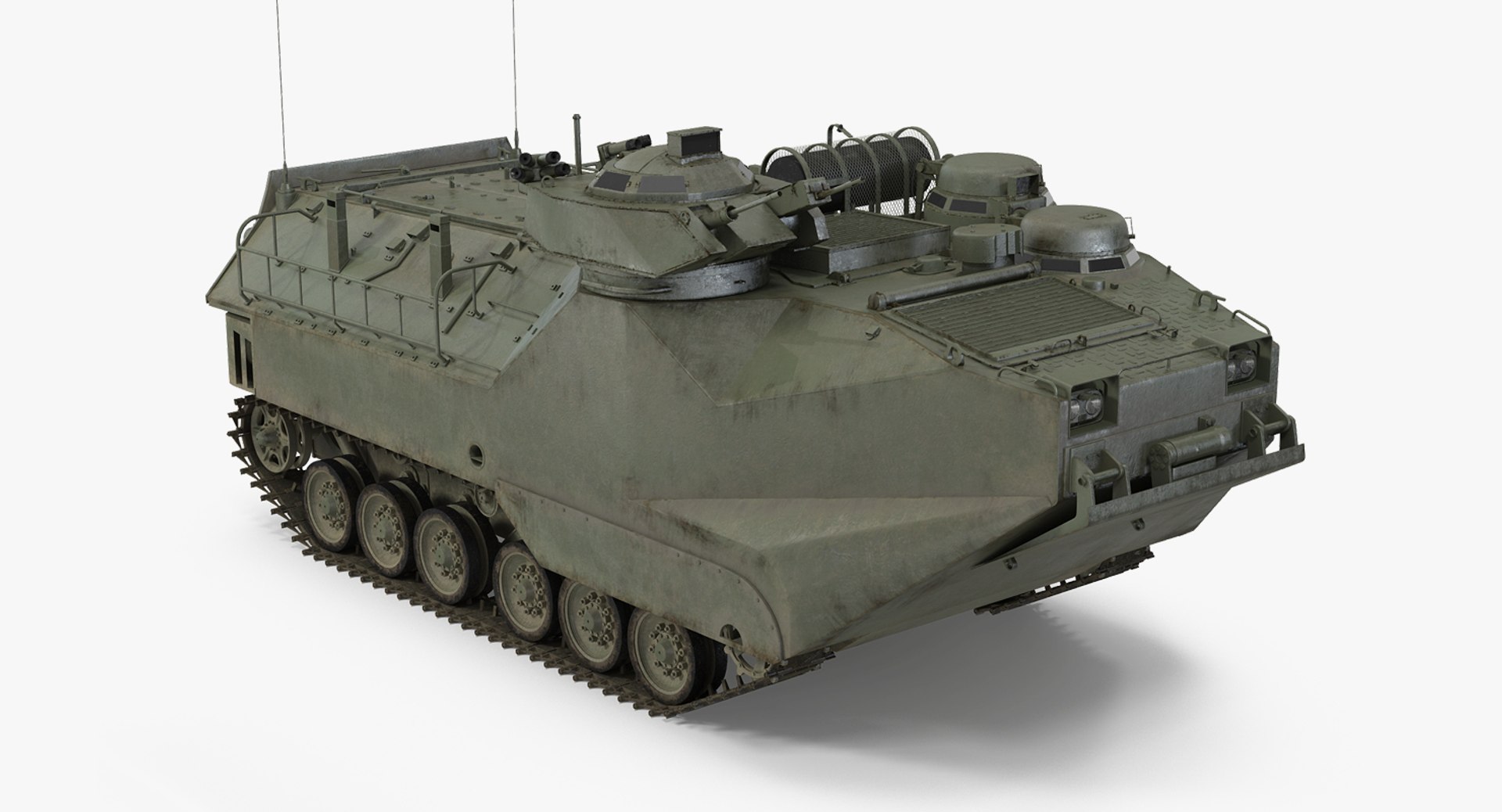 Assault Amphibious Vehicle Aav7 3D Model - TurboSquid 1159020