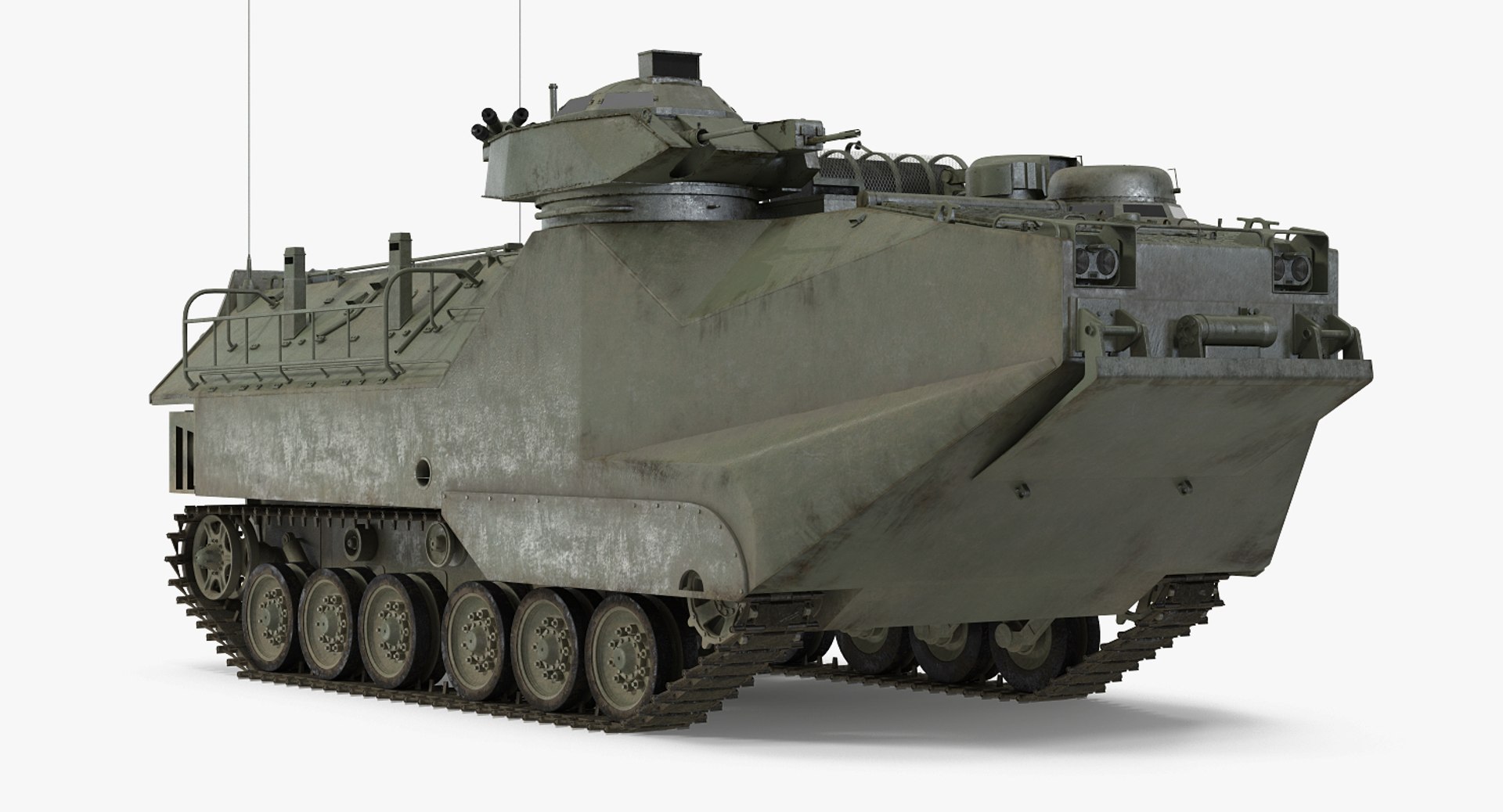 Assault Amphibious Vehicle Aav7 3D Model - TurboSquid 1159020
