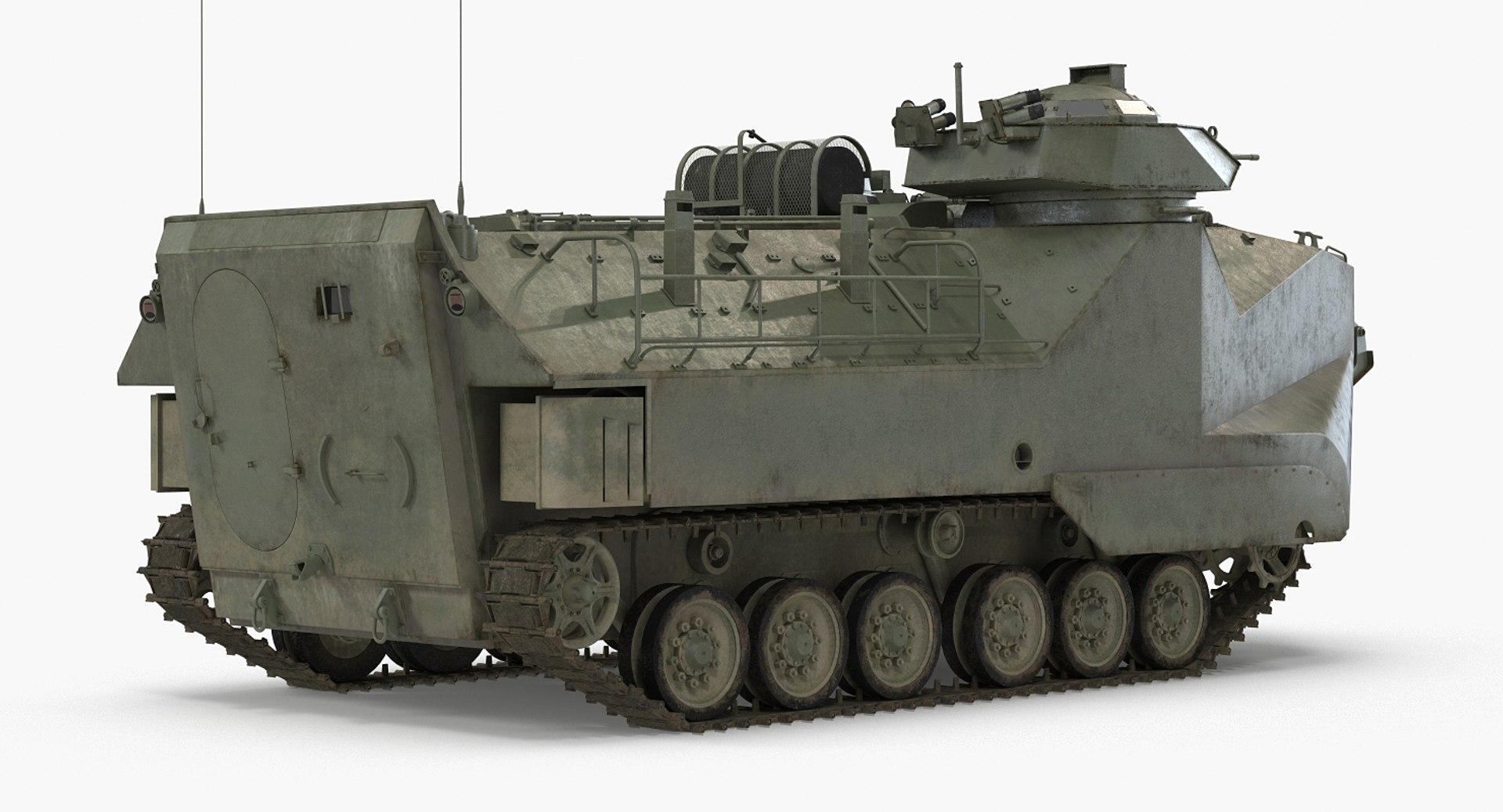 Assault Amphibious Vehicle Aav7 3D Model - TurboSquid 1159020
