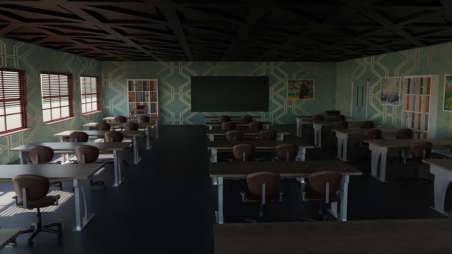 School Classroom 3D Model - TurboSquid 2159661